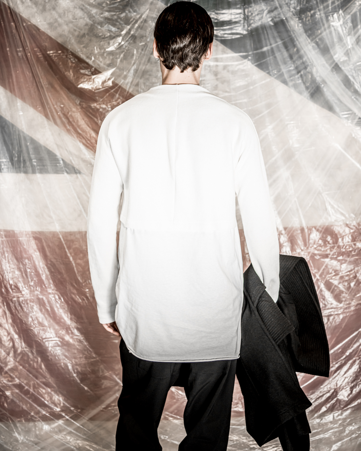 Knitted Neck Tee - Alterego